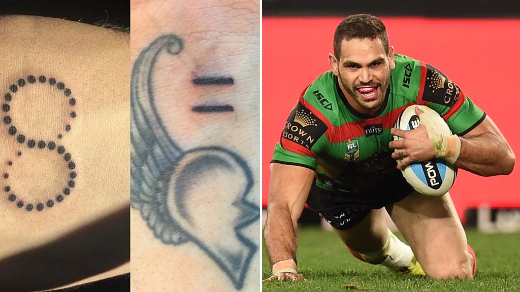 Greg Inglis Back Tattoos MVP: Greg Inglis (South Sydney Rabbitohs;