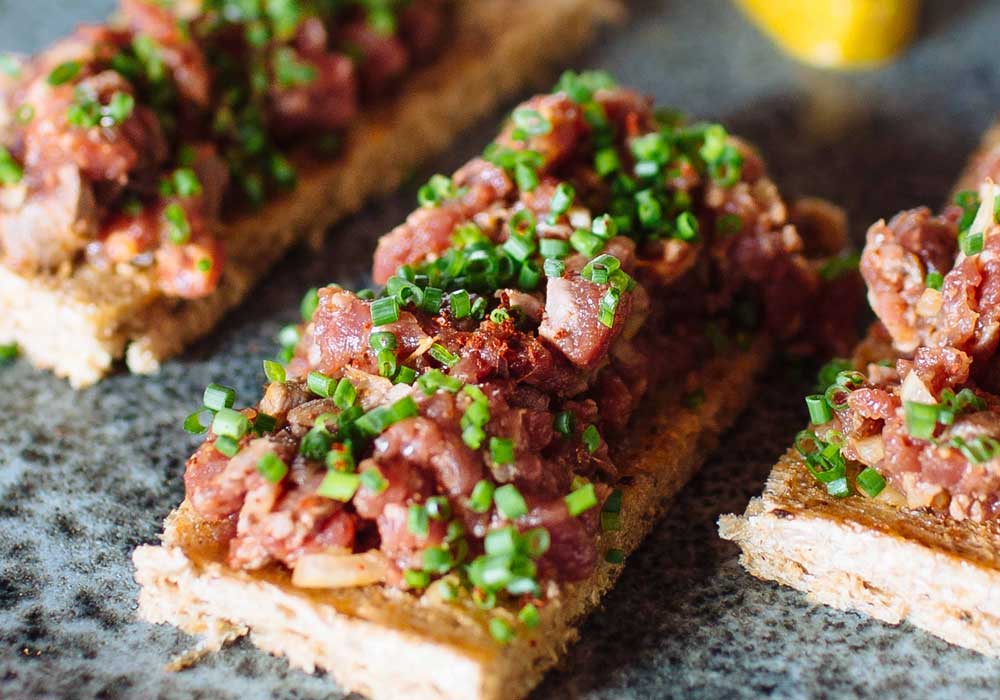 Adam Liaw's carne de onca 'Tiger Meat' (Brazilian beef tartare) - 9Kitchen