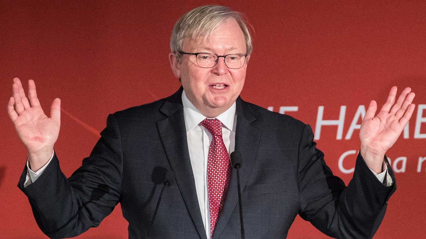 Give Trump a go, Rudd says - 9News