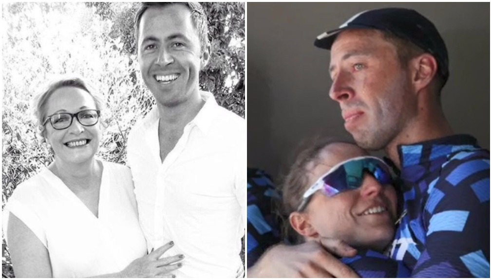 Emotional Clint Stanaway finishes 1013km ride for mate Mandy