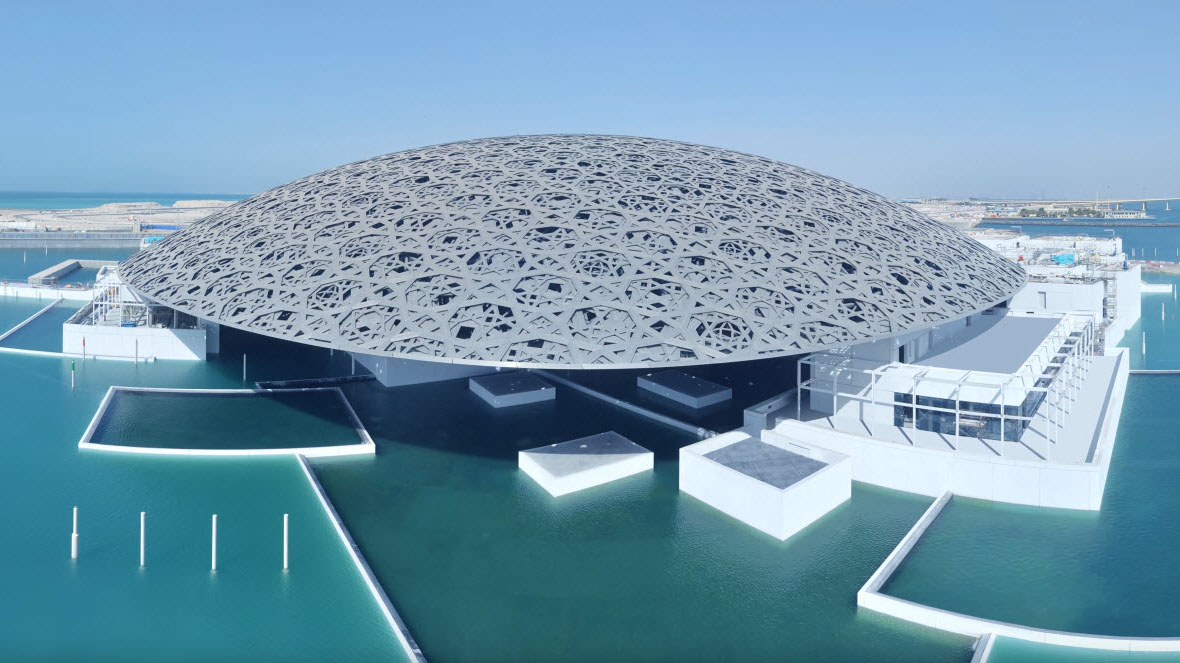 Timelapse shows eight-year build of Louvre Abu Dhabi in just three minutes