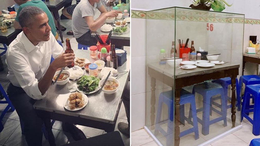 Vietnam restaurant preserves Barack Obama's dinner table