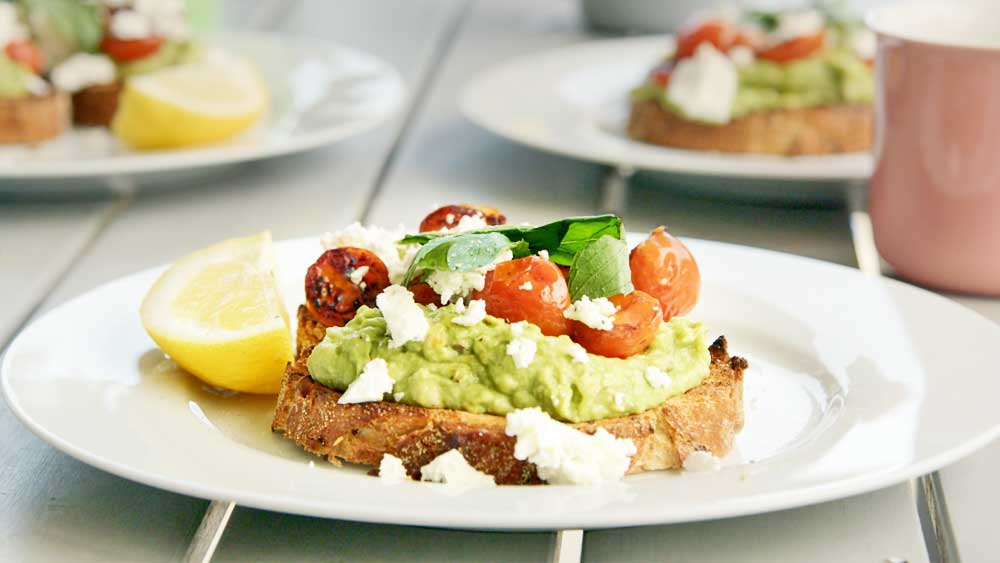 Ben O'Donoghue's smashed avocado with blistered cherry tomatoes recipe ...