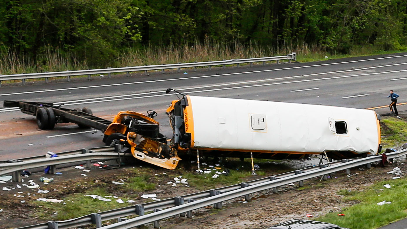 New Jersey school bus crash kills student, teacher