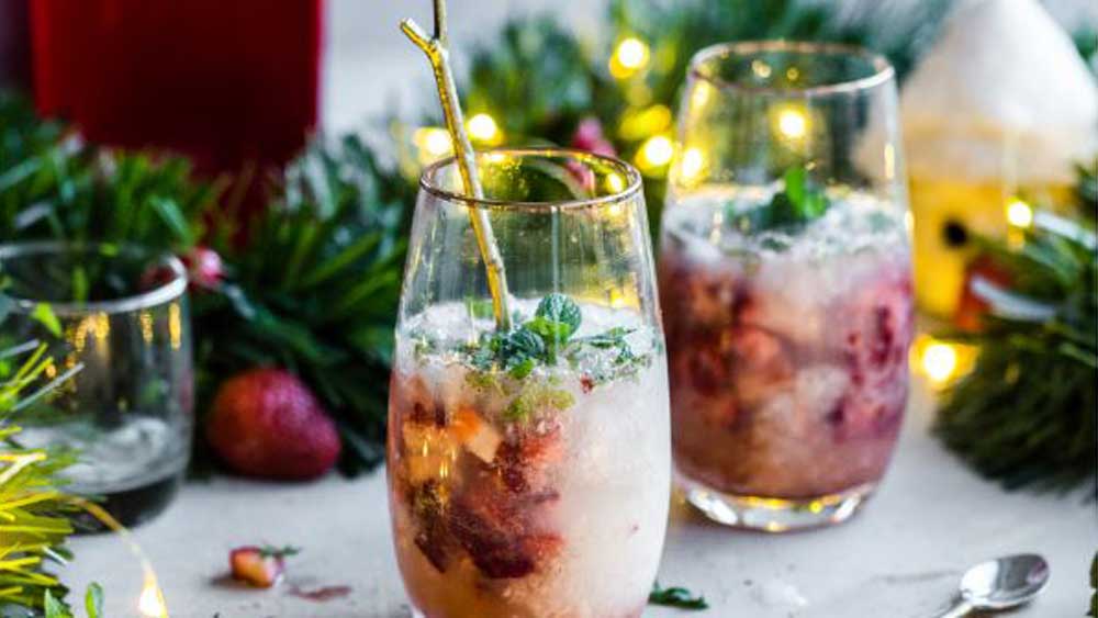 Festive gin smash recipe - 9Kitchen