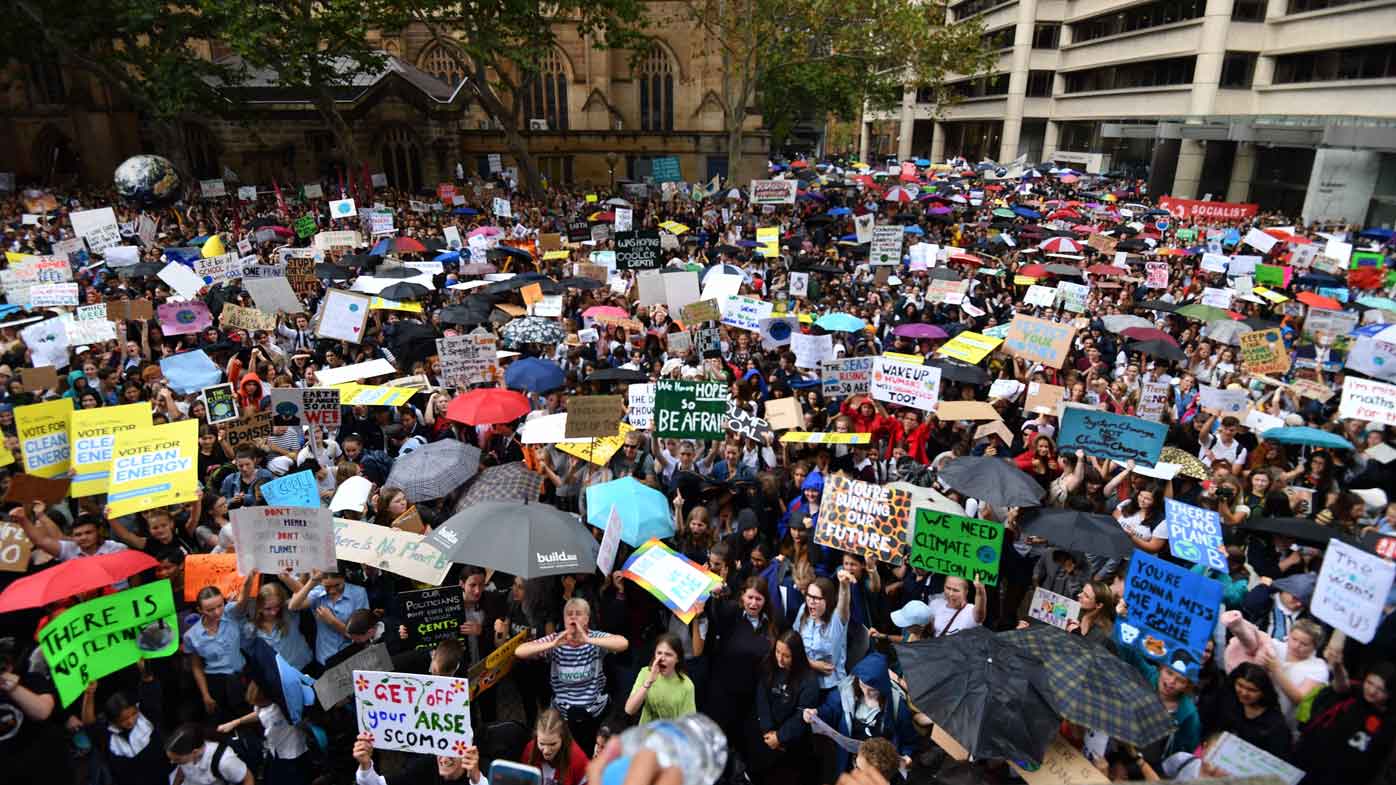 Climate Strike Live: School students protest climate change inaction ...