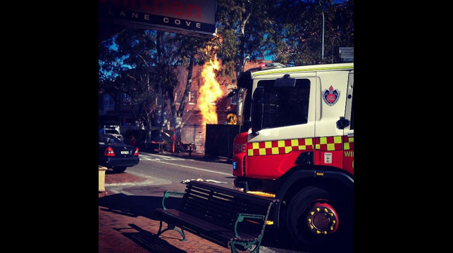 Man rushed to hospital after Lane Cove gas explosion