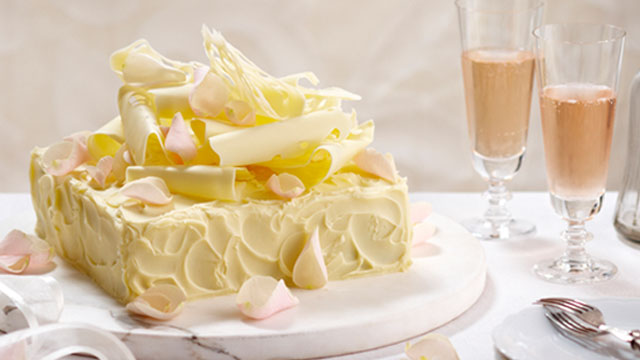 White wedding mud cake - 9Kitchen