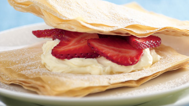 Filo and fruit stacks - 9Kitchen