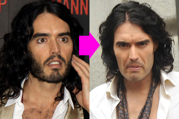 Russell Brand No Beard