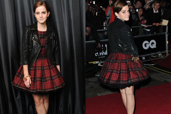 Hot or not: Emma Watson's tartan tutu - 9Celebrity