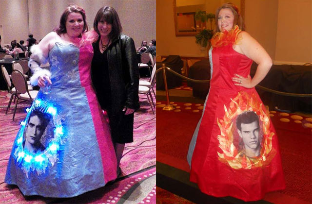 Amazing: Edward v Jacob prom dress! - 9Celebrity