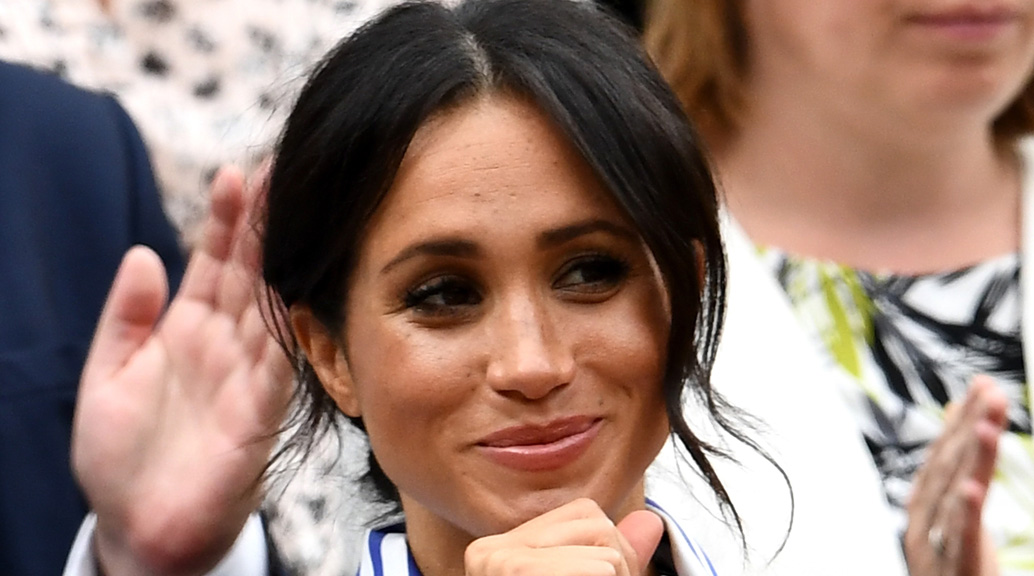 Meghan Markle and Emma Watson twinning at Wimbledon. - 9Style