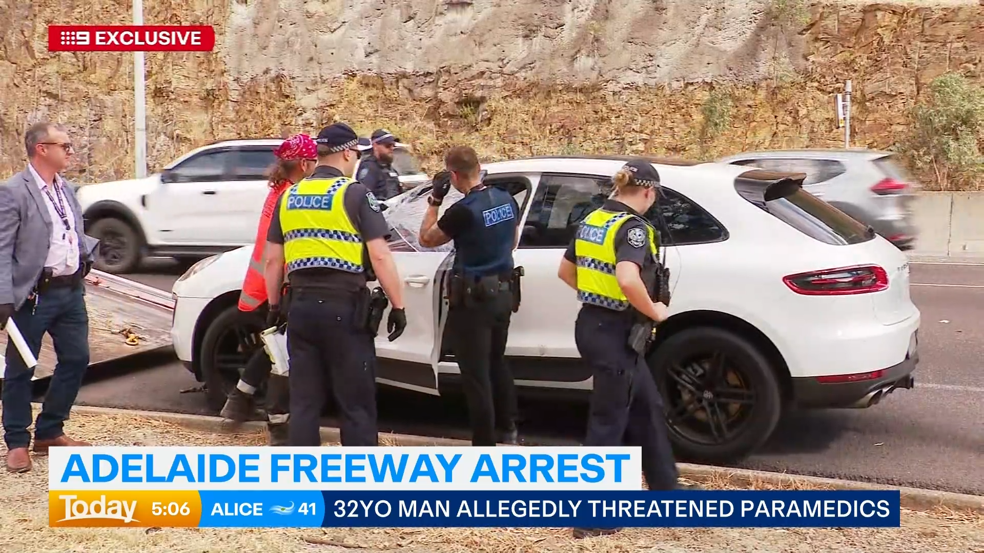 Knife-wielding man charged over allegedly threatening paramedics, patient