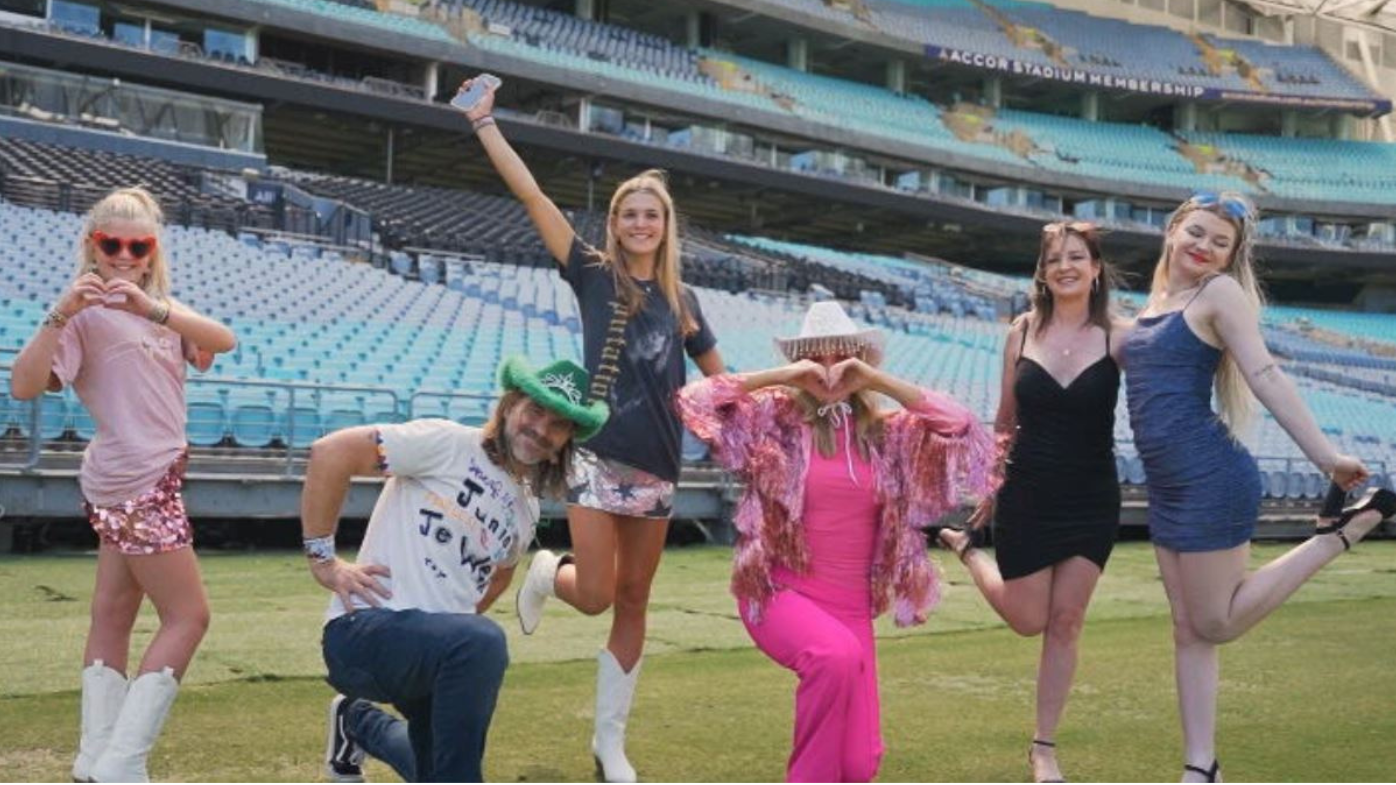 Lara Vella behind the scenes look at Accor Stadium Taylor Swift Eras ...