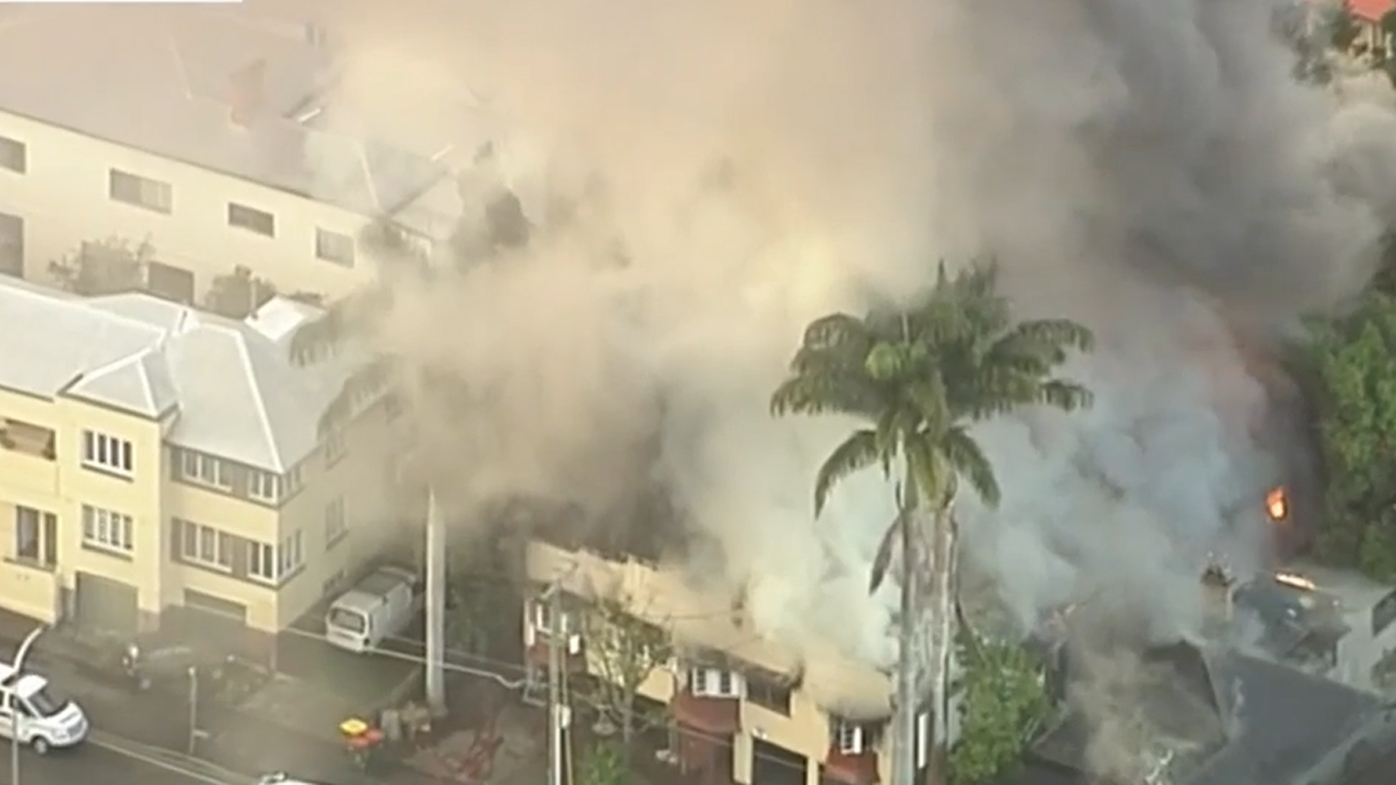 Fire engulfs buildings on Vulture Street in Brisbane - Australia news