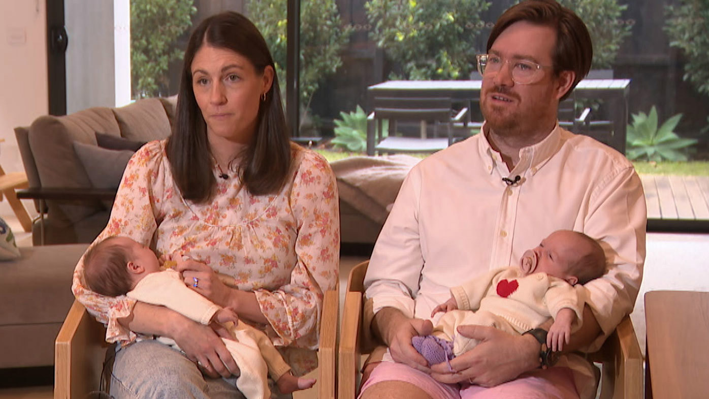 Mum survives ‘broken heart syndrome’ after giving birth to twins ...