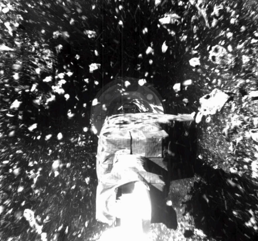 Spacecraft Landing On Asteroid