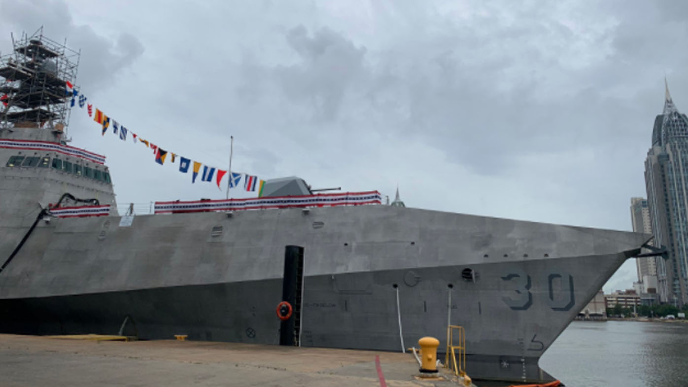 US Navy christens warship USS Canberra - News Pro Zone