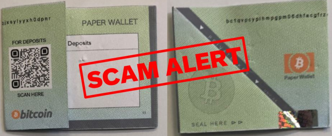 If you see this paper 'wallet' on the street, hand it in, warn police ...