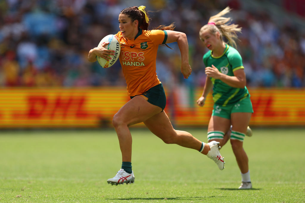 Perth Sevens 2024 | Australia captain Charlotte Caslick, Maddison Levi ...