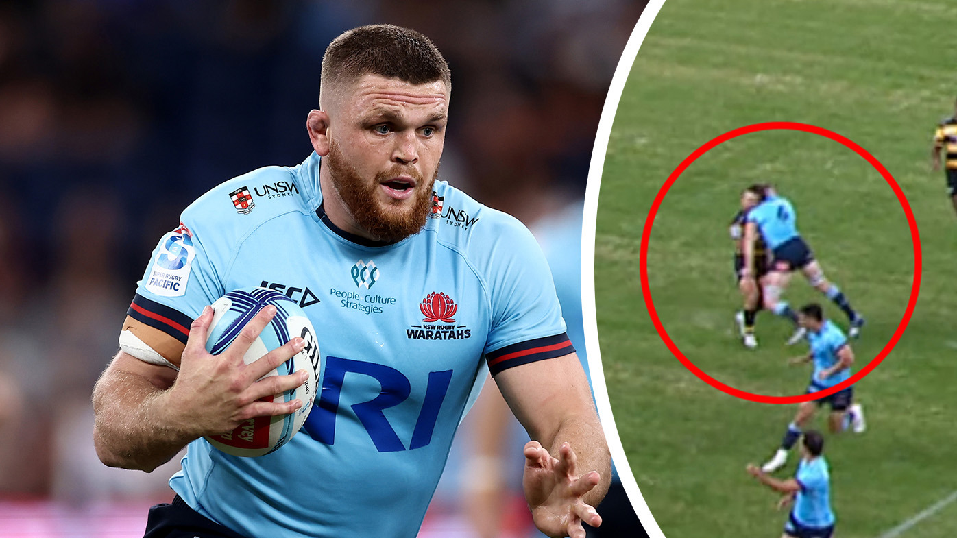 Super Rugby 2023 | Waratahs' Lachlan Swinton received a monster seven ...