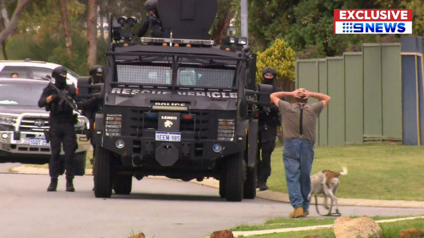 Perth news: Father taken into custody after five-hour standoff with police