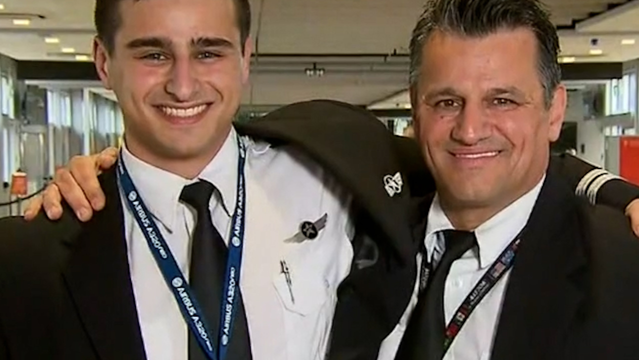 Astonishing surprise for young Aussie pilot on first commercial flight ...