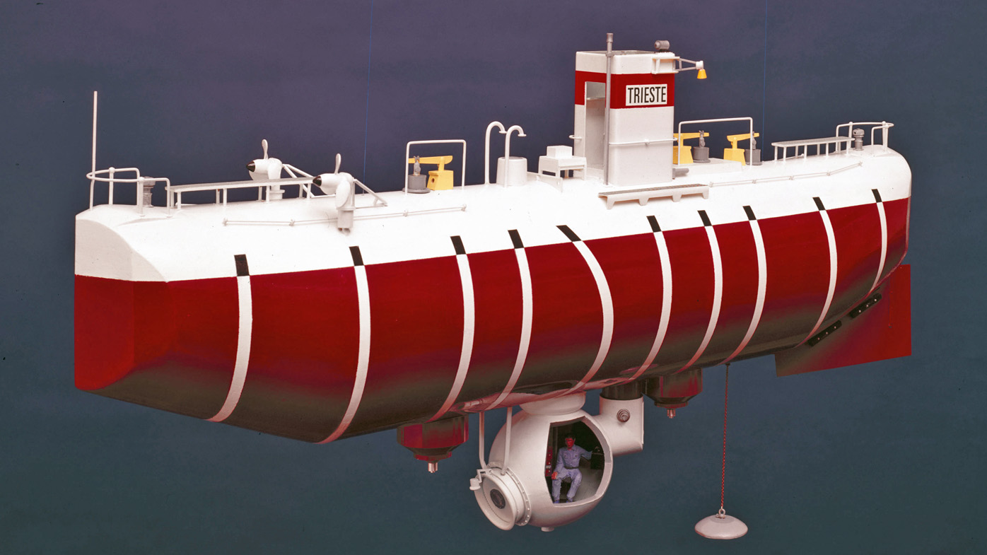 Bertolin Pier Giorgio Trieste Submarine Challenger Deep First Manned
