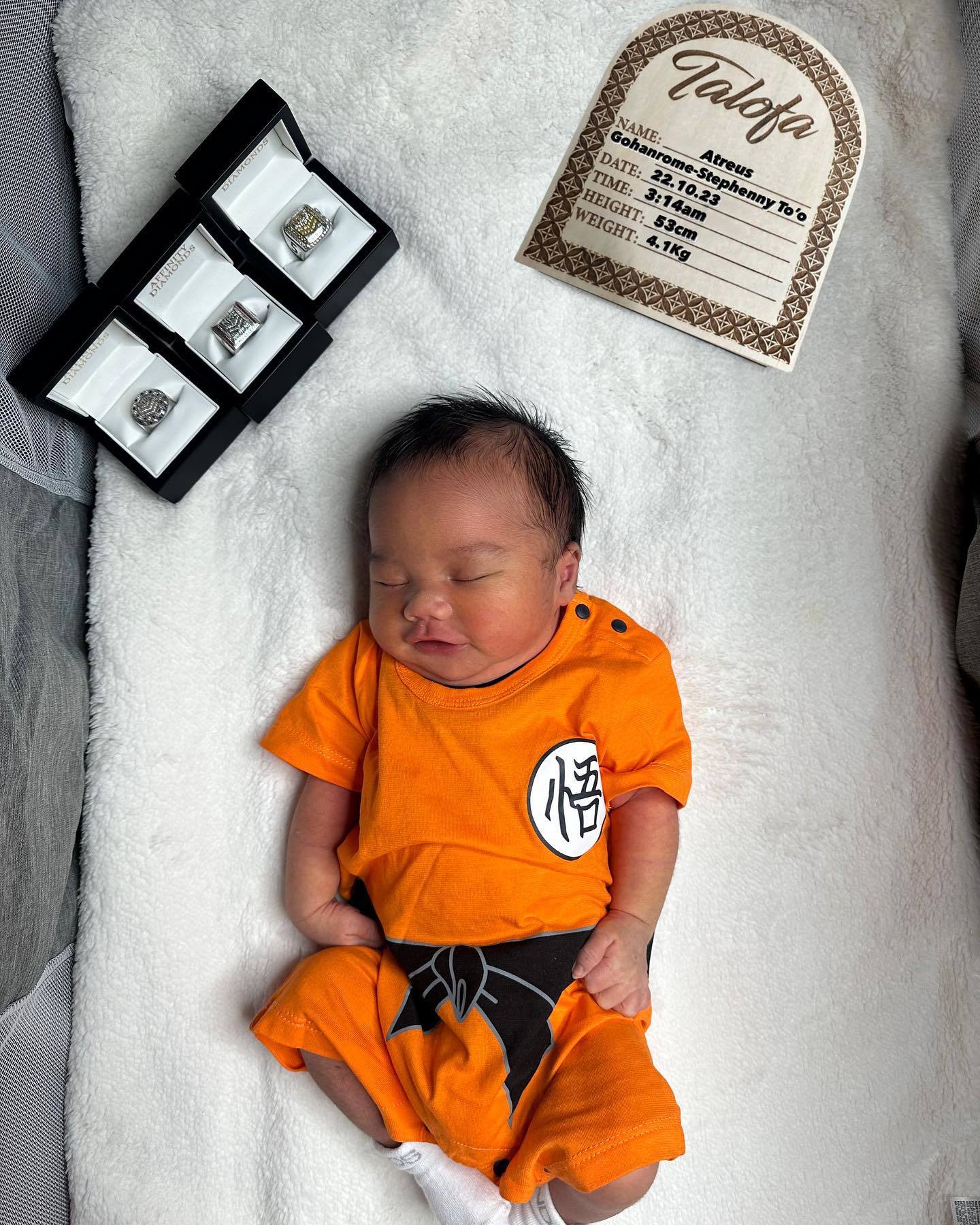 NRL star Brian To’o announces the birth of his first child with wife ...