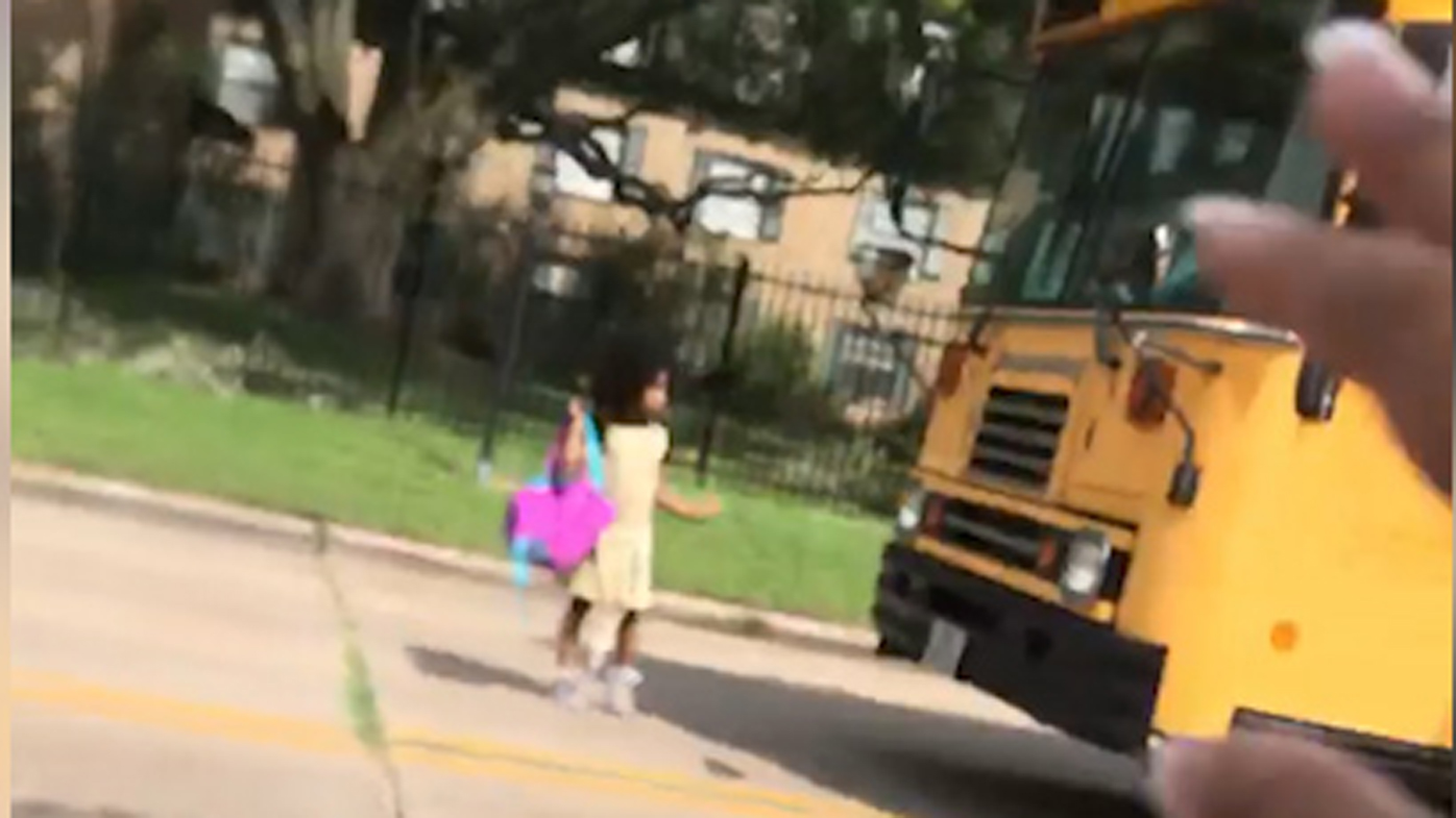 Kindergarten child almost hit by car in horrifying video caught by mum ...