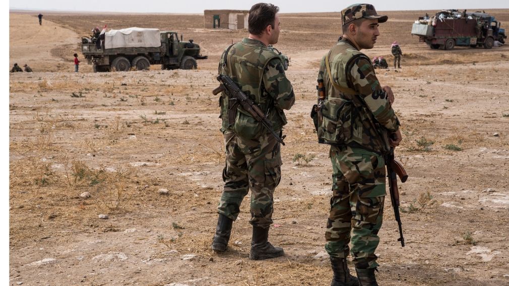 Russian police patrol Syrian border and warn Turkey will 'steamroll ...