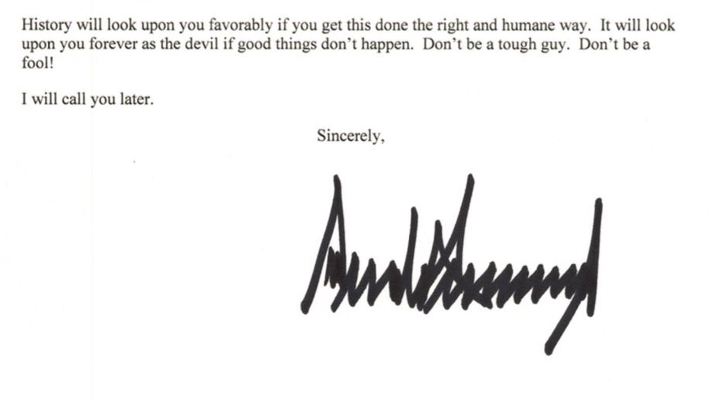 Donald Trump's letter to Turkish President Erdogan leaked: Turkey Syria ...