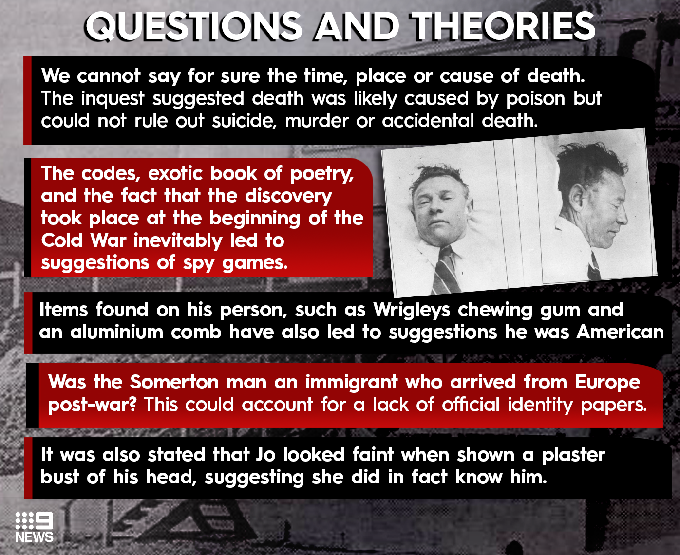 Somerton man mystery 'solved' as DNA points to man's identity ...