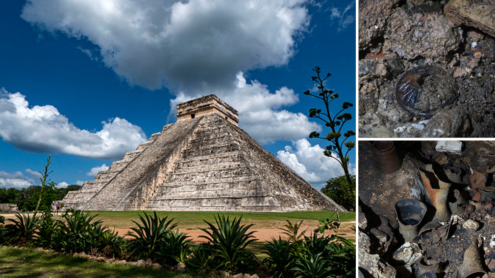 World news: Ancient Mayan 'ritual cave' discovered in secret tunnel system