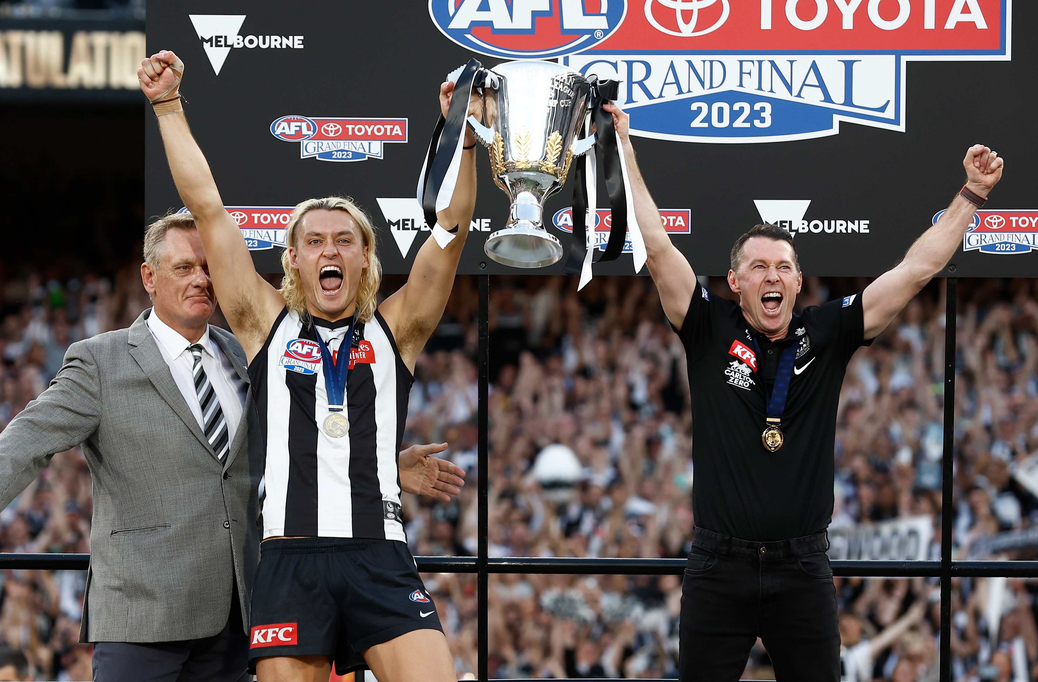 AFL Grand Final 2023: Collingwood coach Craig McRae announces birth of third daughter after ...