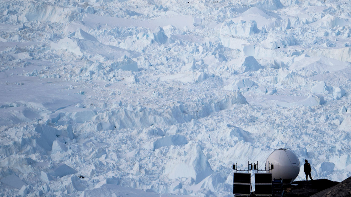 Climate change news Greenland ice sheets melt at record rate due to ...