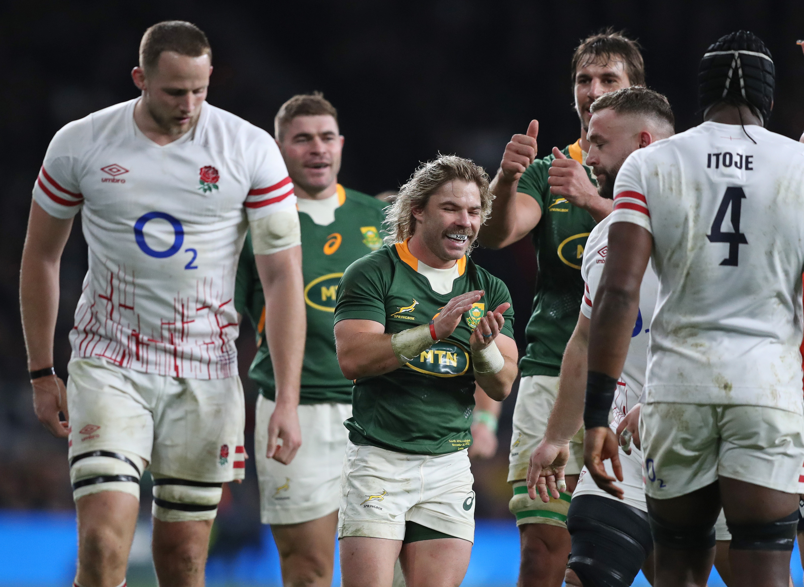 Rugby 2022 news: South Africa beat England in Autumn Nations Series ...