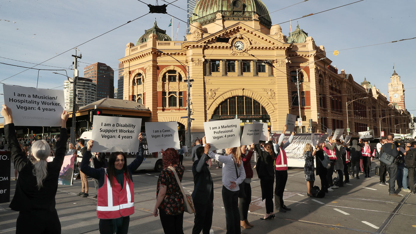 Vegan activists plead guilty over Melbourne protests – Victoria news