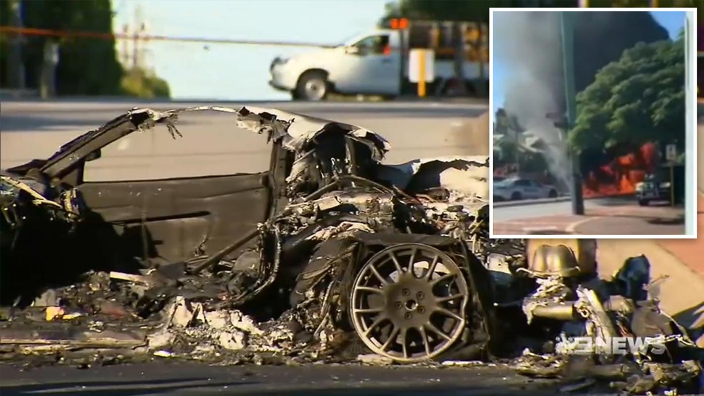 Perth News: Woman dies after stolen Ferrari crashes