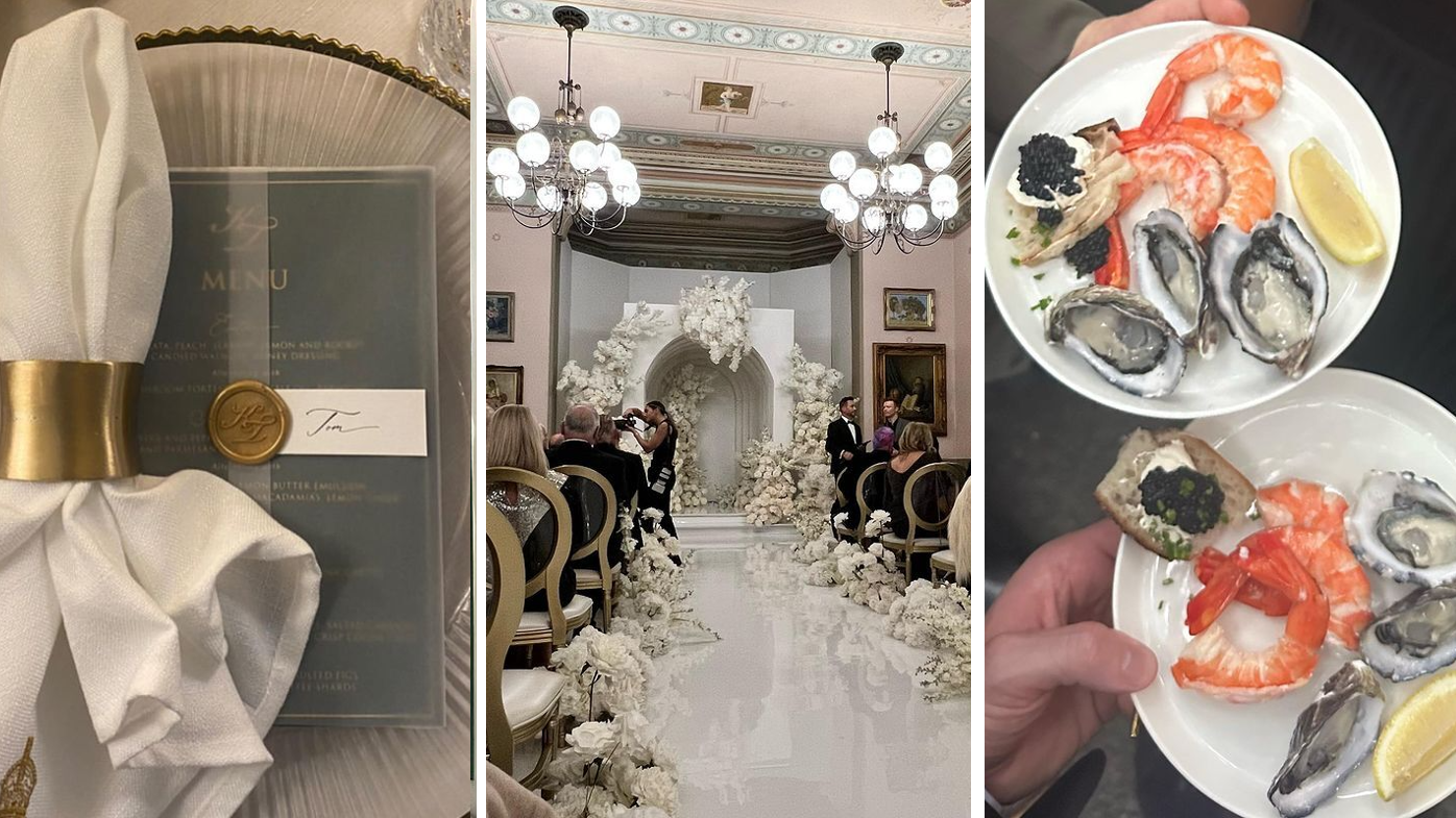 Ritzy menu for Kyle Sandilands' high-profile wedding revealed | Flipboard