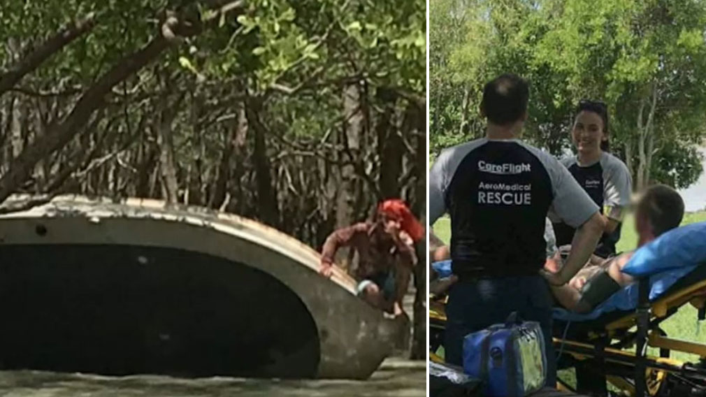 Crocodile attack: Fishermen encounter saltwater crocodile in NT