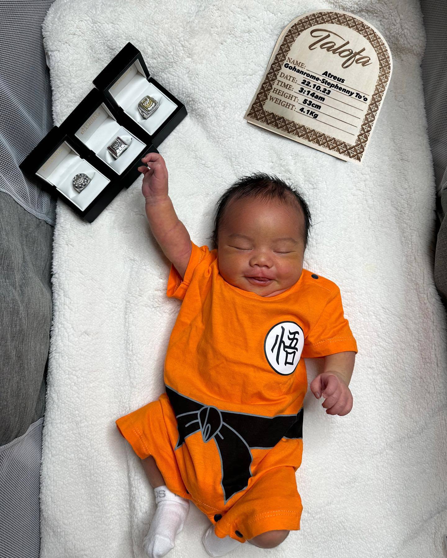 NRL star Brian To’o announces the birth of his first child with wife ...