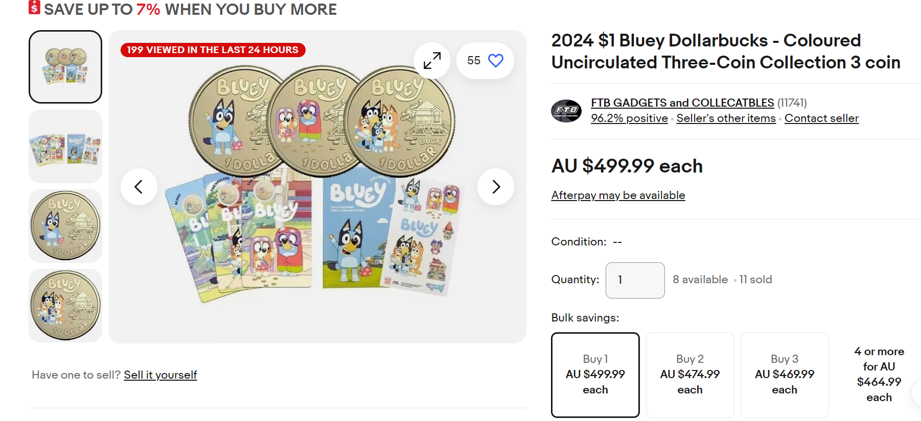 Bluey coin collection lands at Australia Post