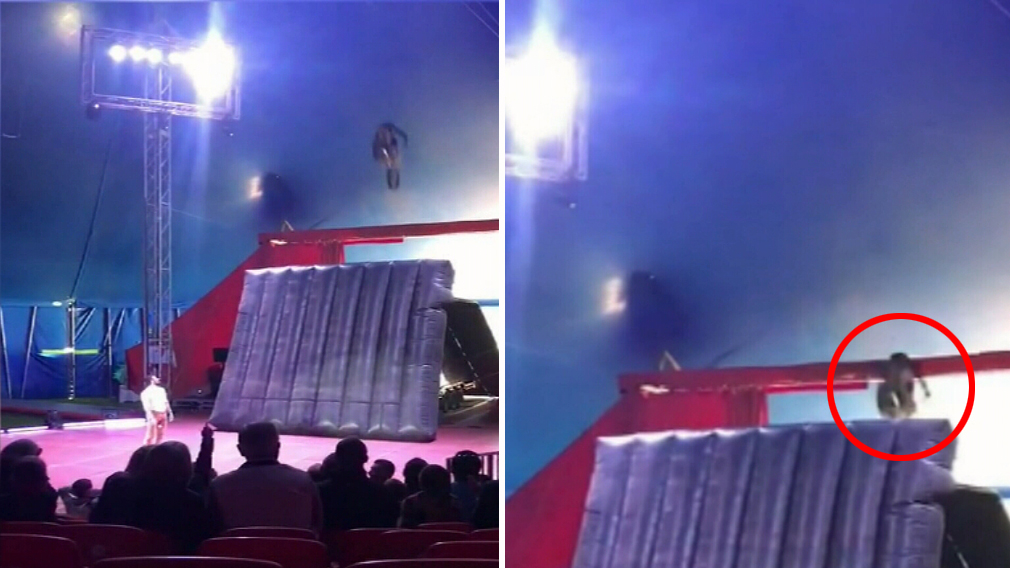 Circus Rio: Stunt motorcyclist knocked unconscious in second Adelaide ...