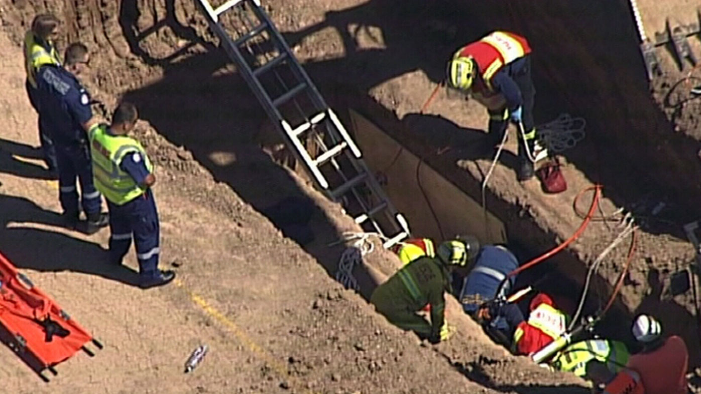 Flipboard: Man hurt falling from excavator in workplace accident in Sydney