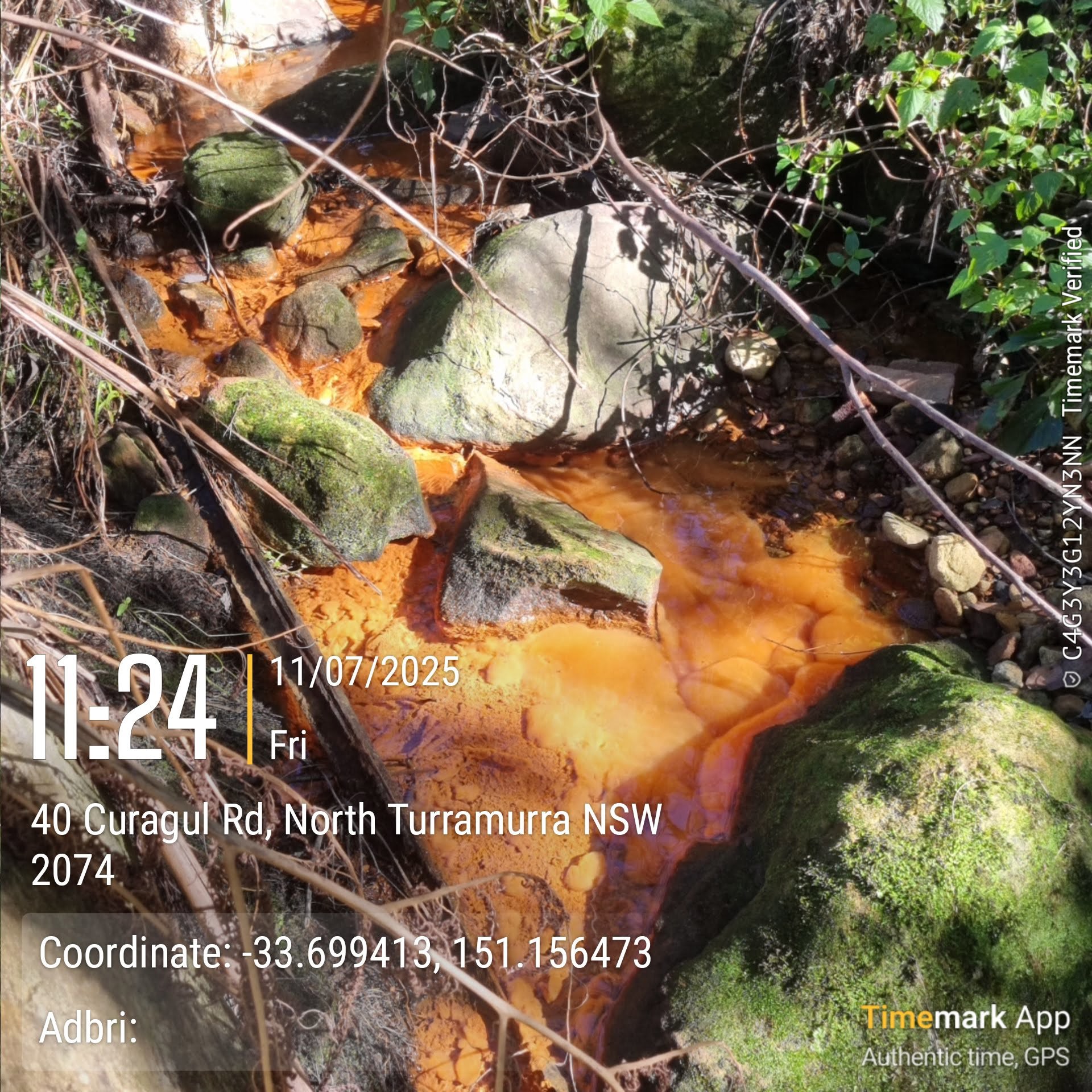 Clean-up order for council after orange sludge pumped into national ...